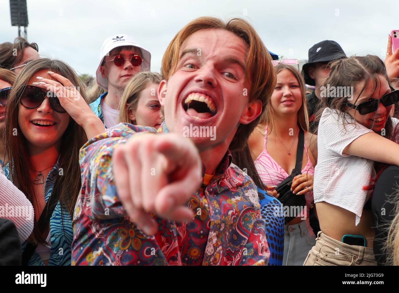 Glasgow, UK. 08th July, 2022. TRNSMT music festival in Glasgow Green ...