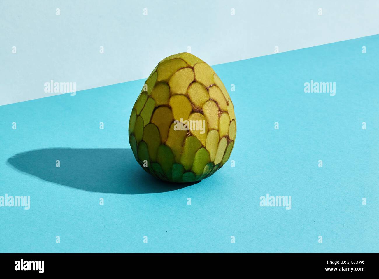 Close up high quality image of whole sugar-apple, fruit of Annona ...