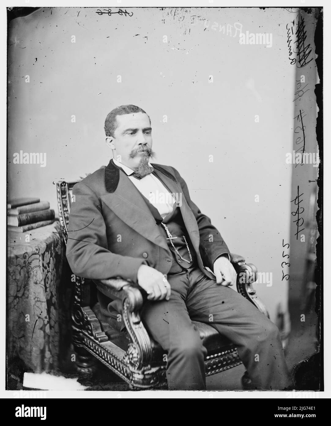 Hon. Alonzo J. Ransier, between 1860 and 1875. [First black Lieutenant ...