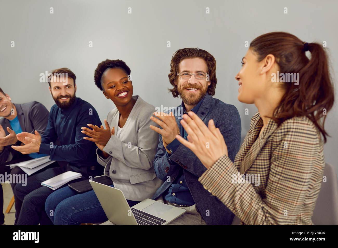 Young girl showing appreciation young hi-res stock photography and ...
