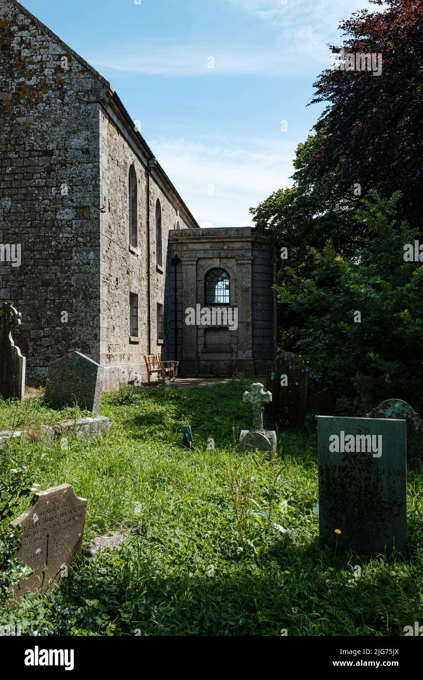 Views in and around St Michael's Parish Church, Helston, Cornwall Stock ...