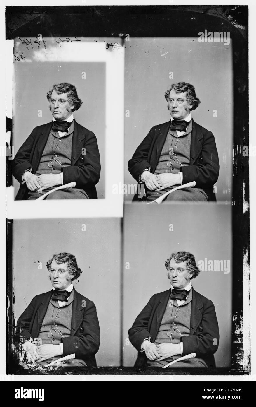 Hon. Charles Sumner of Mass., between 1860 and 1875. [Politician ...