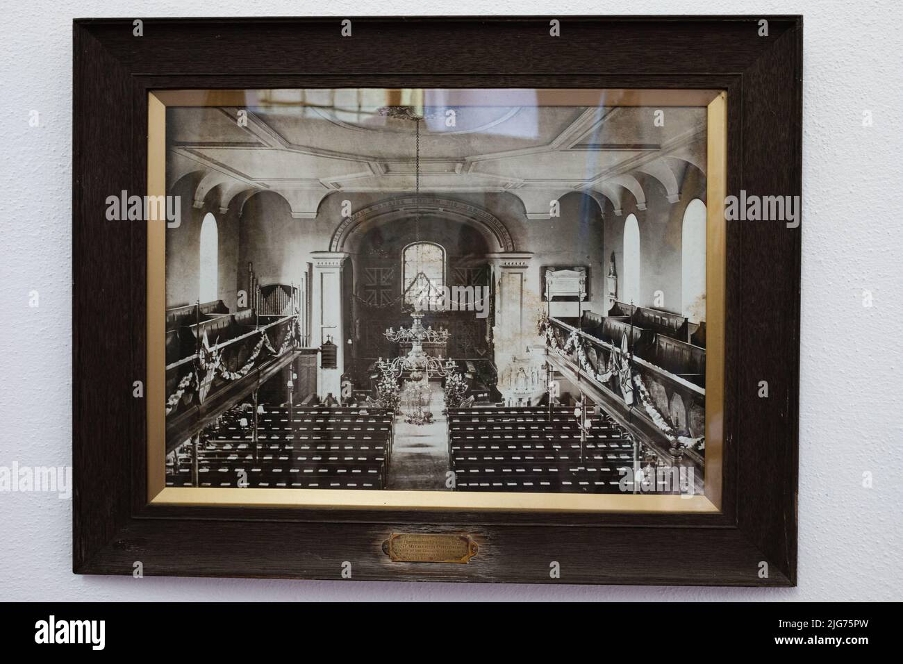 Views in and around St Michael's Parish Church, Helston, Cornwall Stock ...