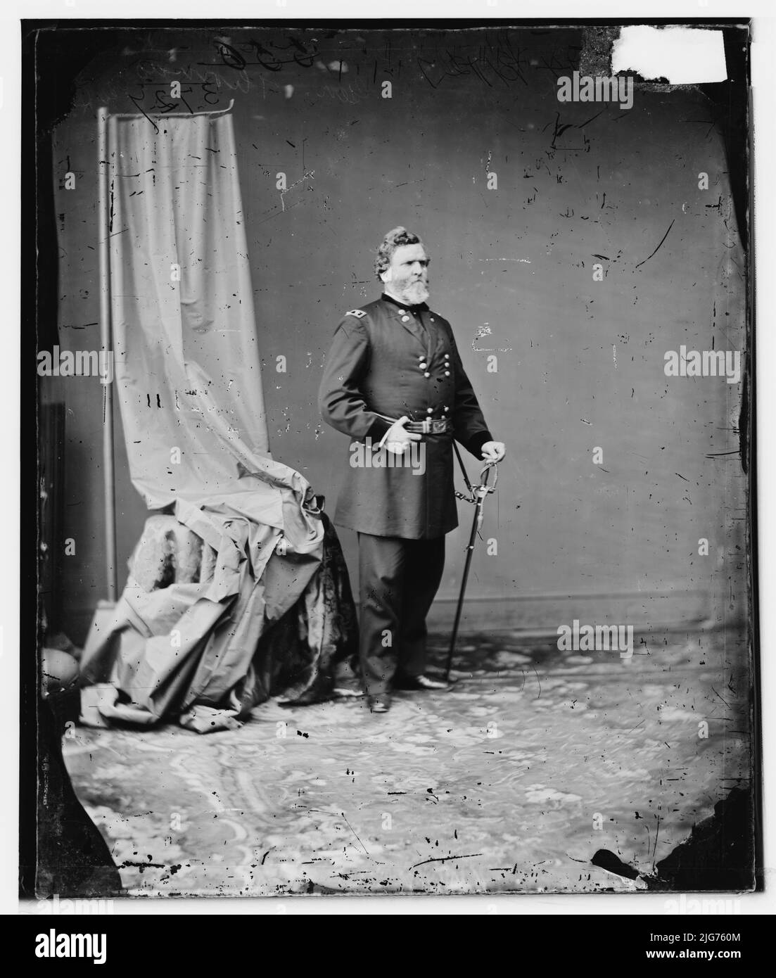 General George H. Thomas, U.S.A., between 1860 and 1875 Stock Photo - Alamy