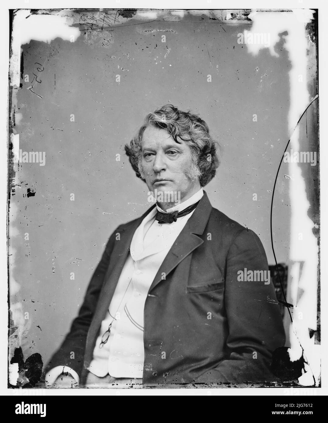 Charles Sumner, between 1860 and 1875. [Politician, abolitionist] Stock ...