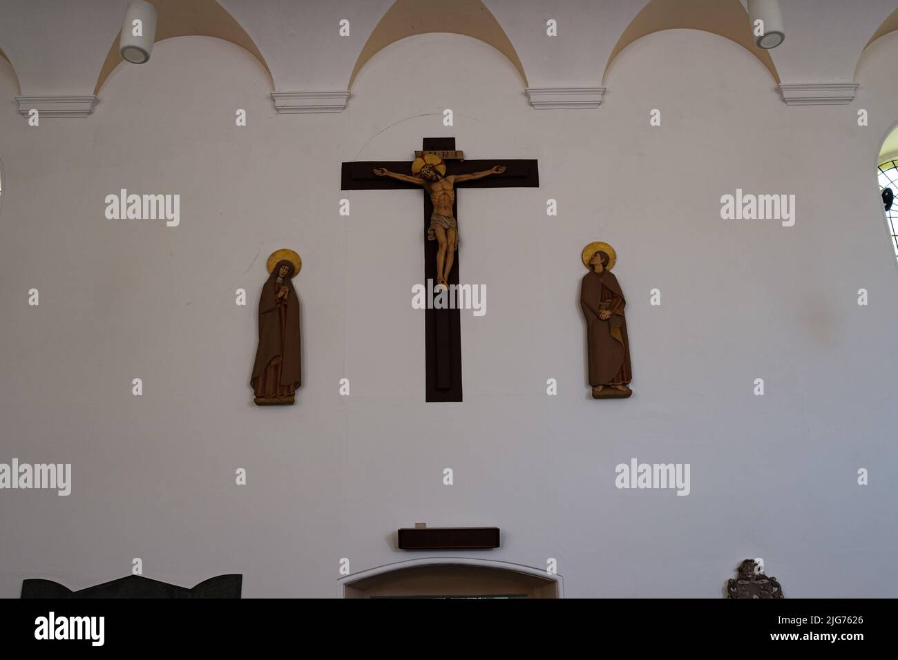 Views in and around St Michael's Parish Church, Helston, Cornwall Stock ...