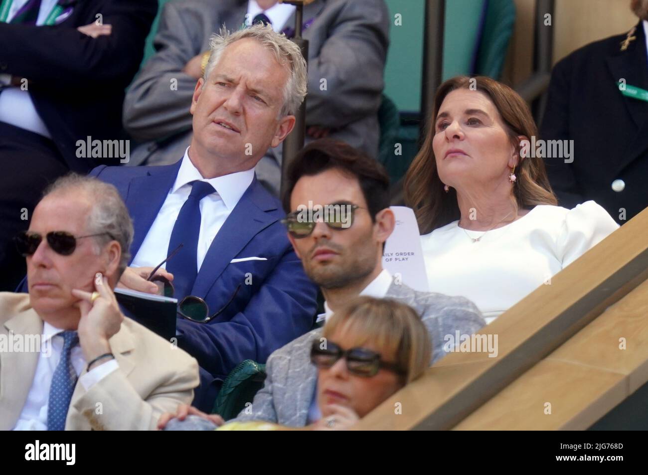 Melinda French Gates with Joe Cerrell on day twelve of the 2022 ...