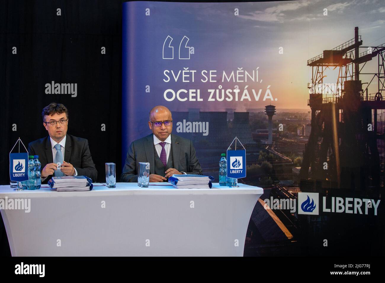 Ostrava, Czech Republic. 08th July, 2022. Liberty Ostrava company owner ...