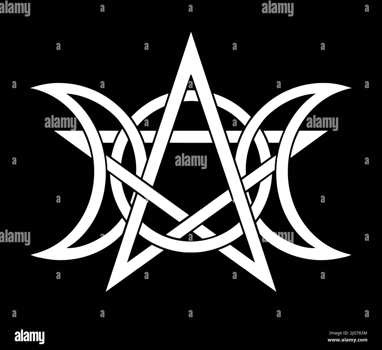 Day moon phases Black and White Stock Photos & Images - Alamy