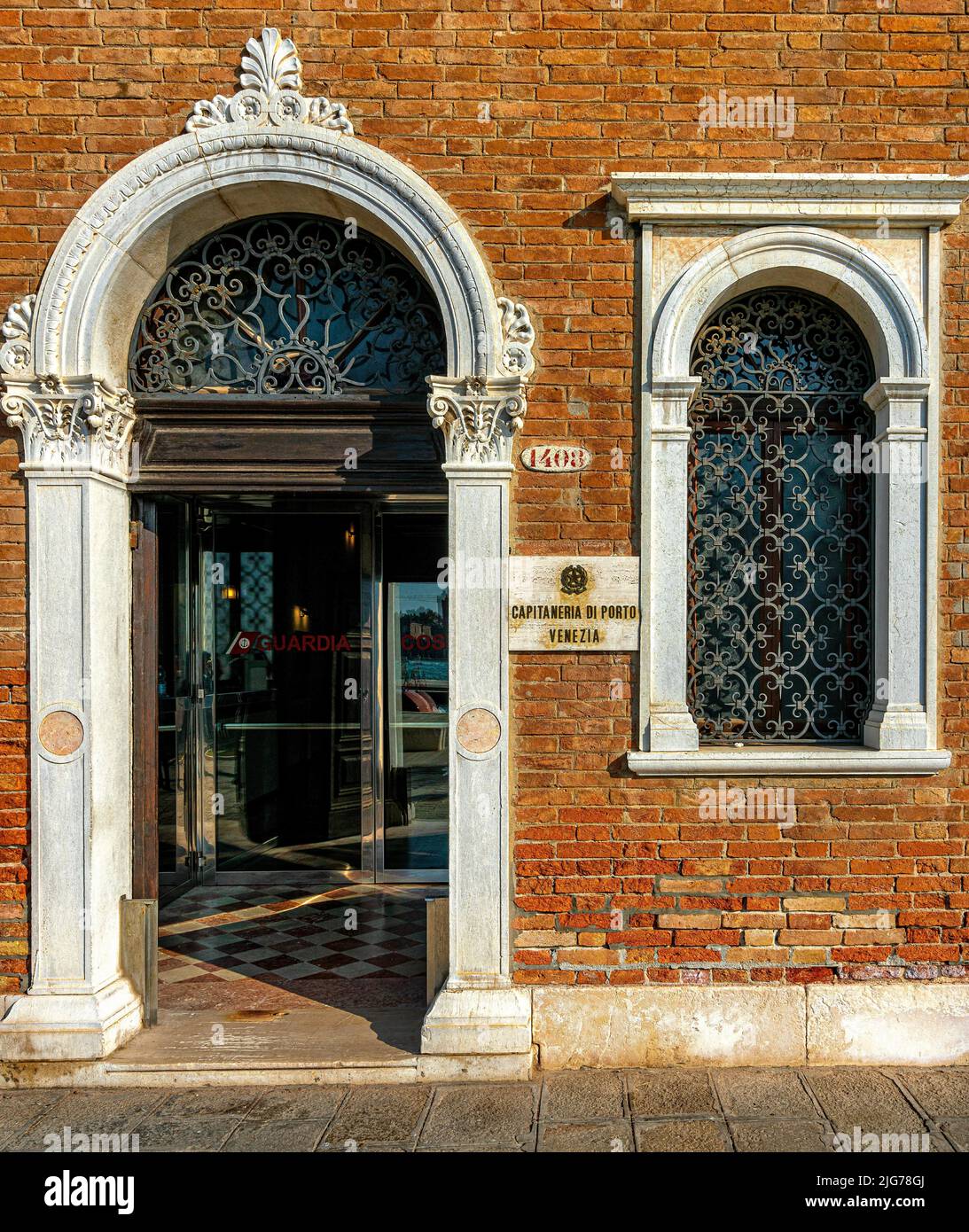 Office of the Captain of the Port in the lagoon city of Venice, Venice ...