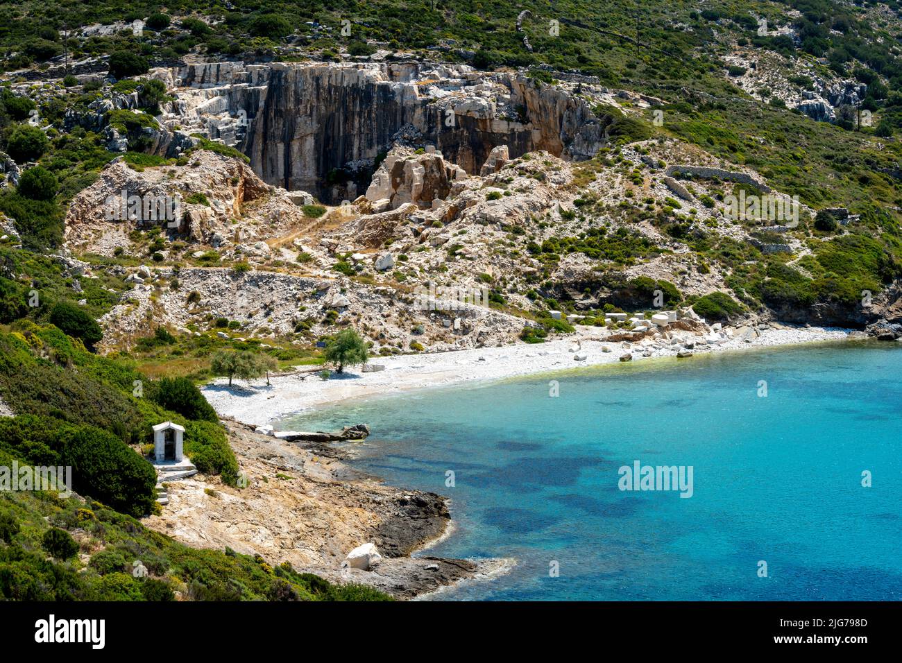 Griechenland, Insel Fourni, Bucht Petrokopio Stock Photo - Alamy
