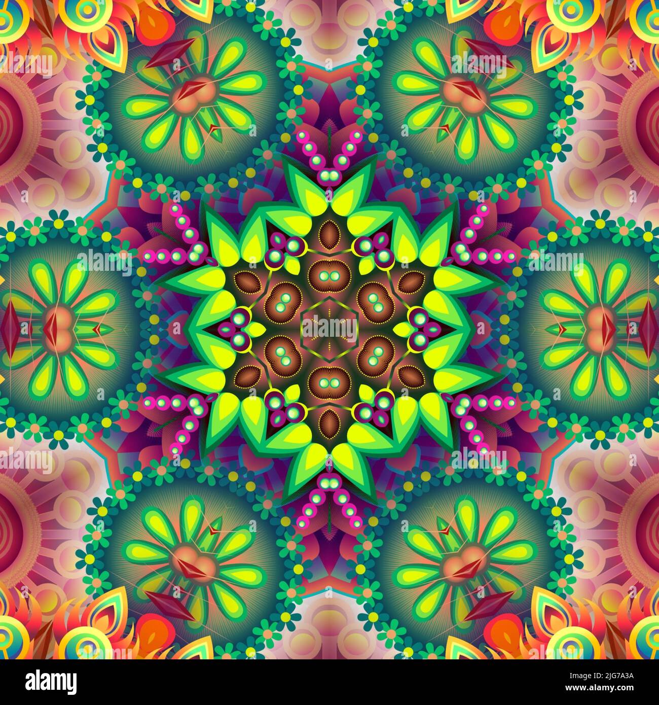 Abstract Computer generated Fractal design. A fractal is a never-ending ...