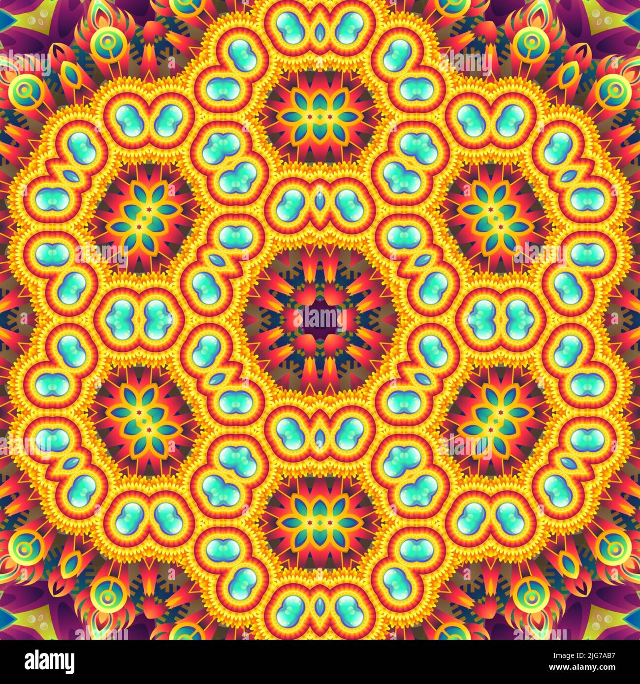 Abstract Computer generated Fractal design. A fractal is a never-ending ...