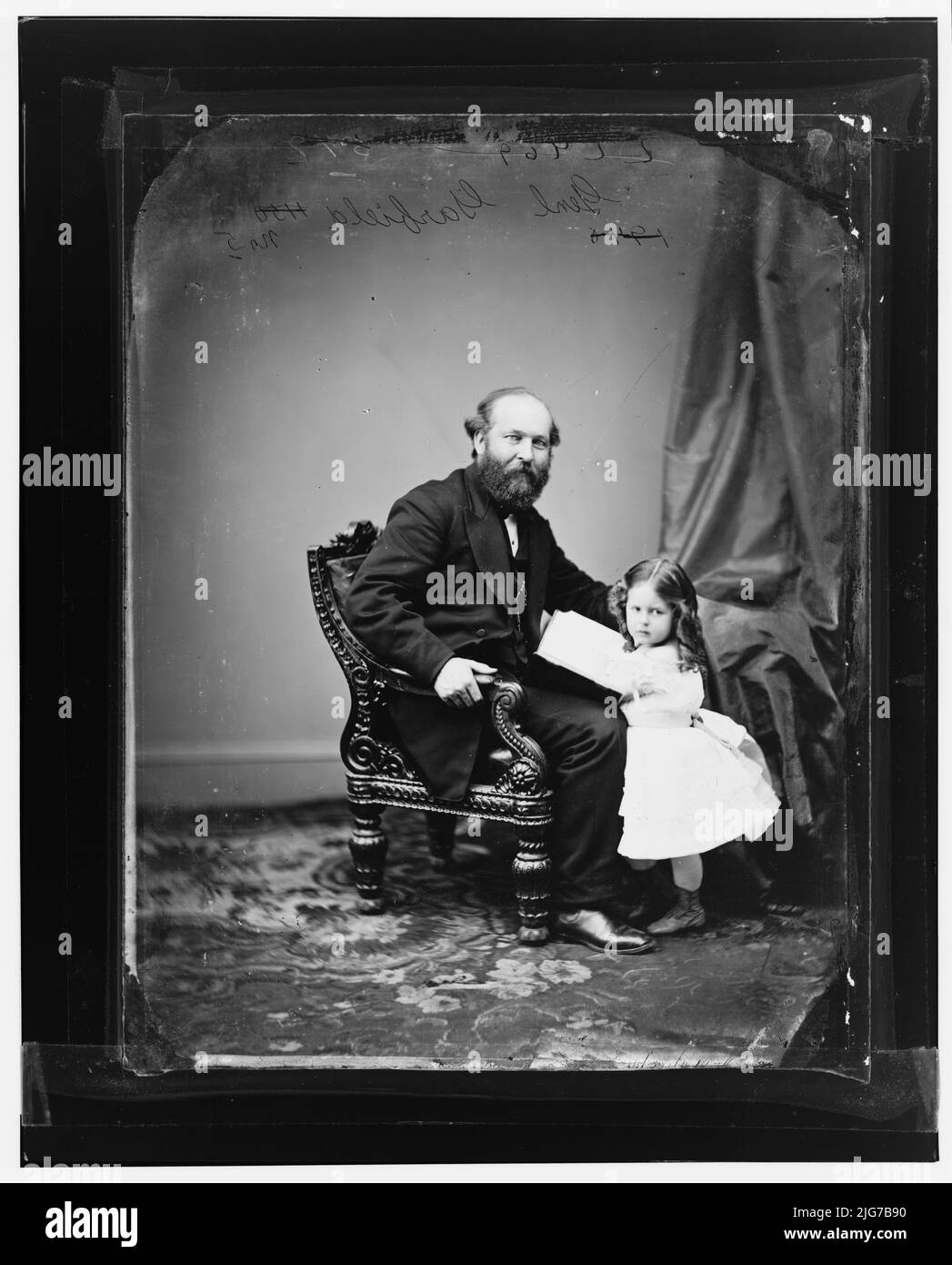 Garfield, President James A. and daughter, between 1865 and 1880 ...