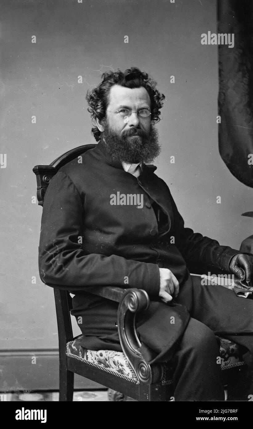 Rev. Hopkins, between 1855 and 1865 Stock Photo - Alamy