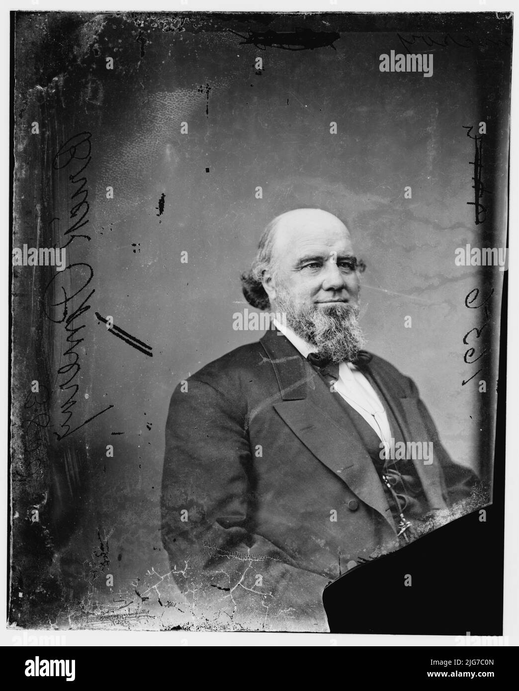 Hon. Samuel C.Pomeroy, between 1855 and 1865. [Politician, teacher ...