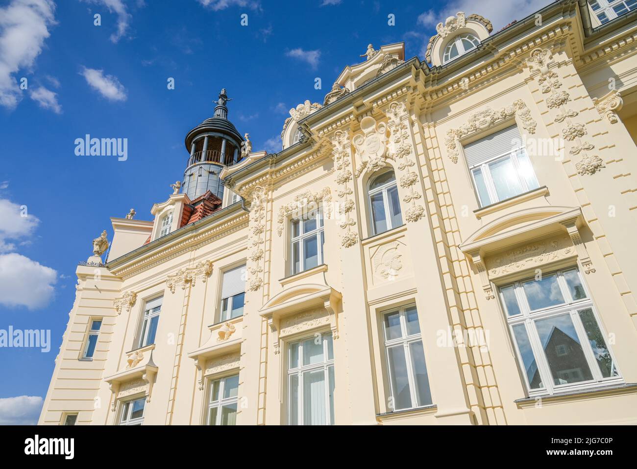 Old building, residential house, Wilhelminian style, Hebbelstrasse ...