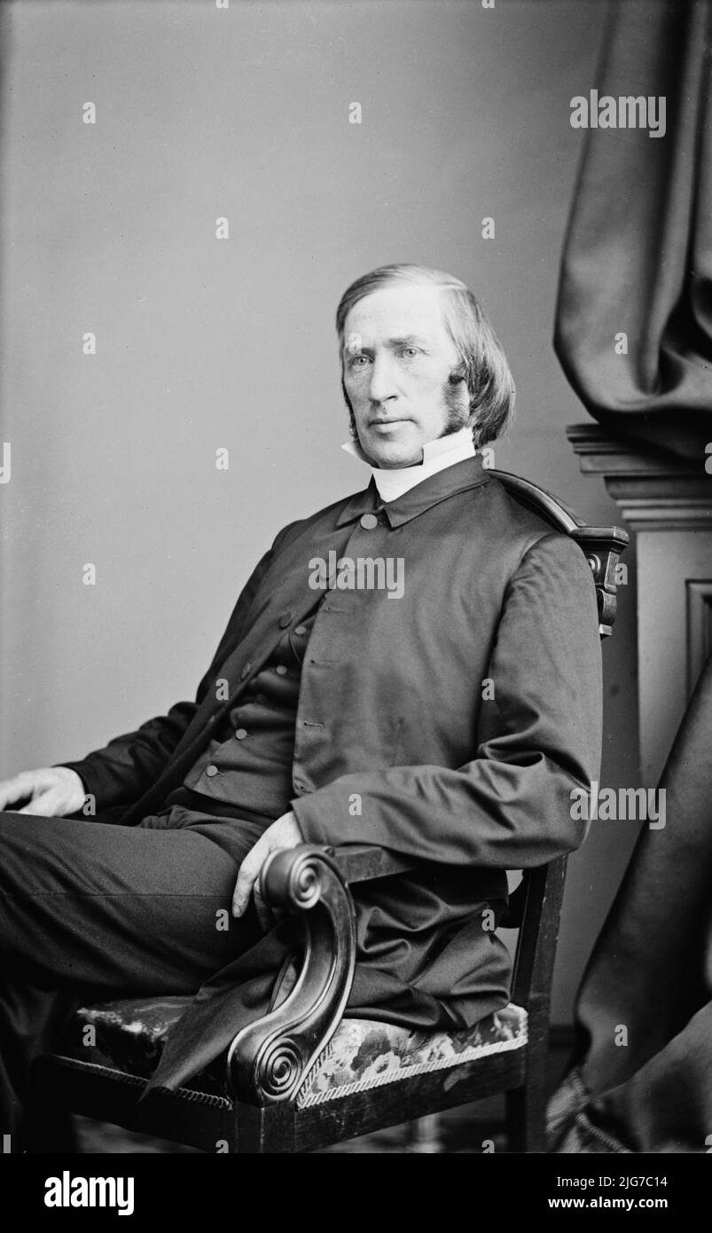 Rev. J.G. Hubbard, between 1855 and 1865 Stock Photo - Alamy
