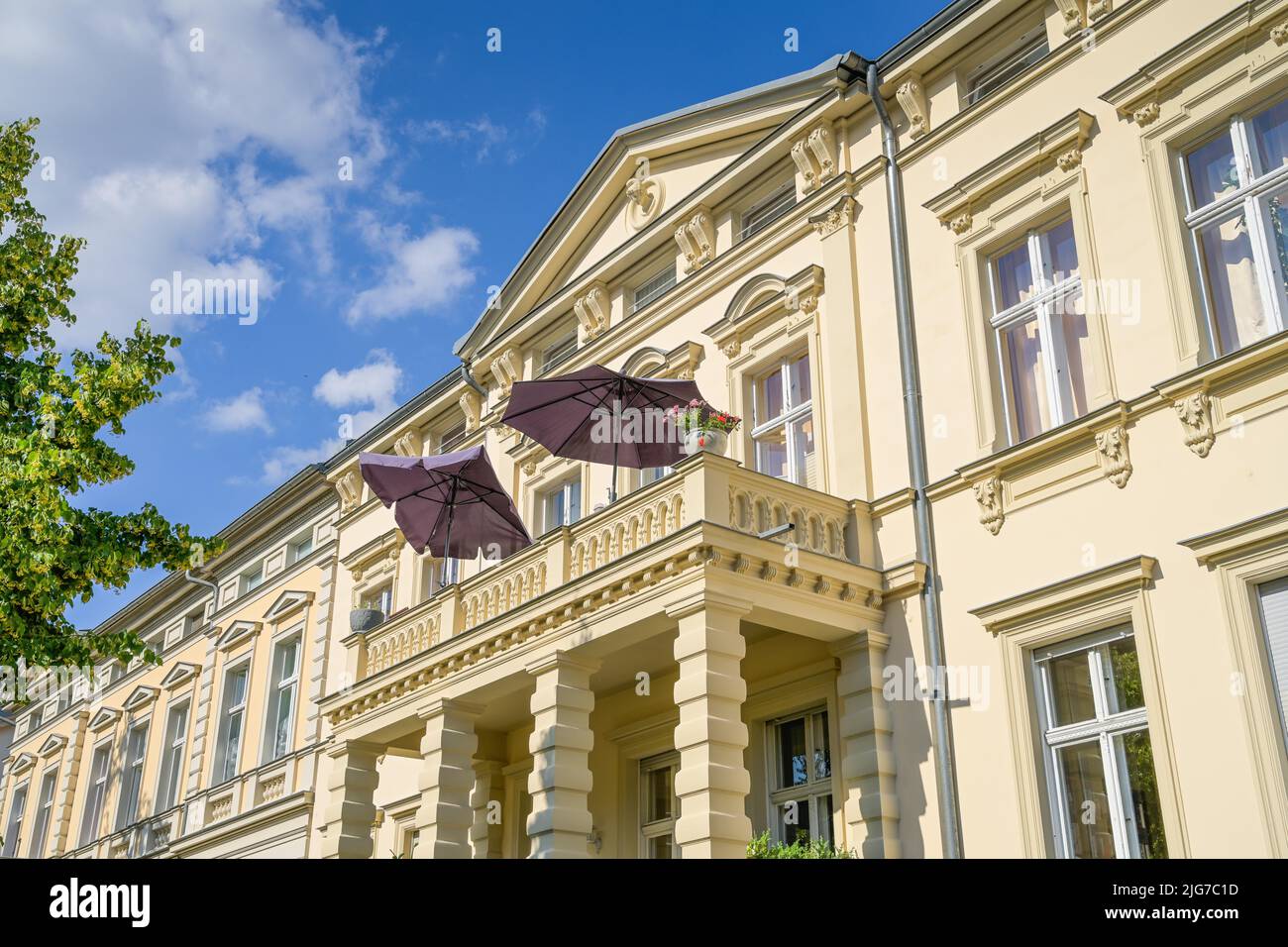 Old building, residential house, Wilhelminian style, Hebbelstrasse ...