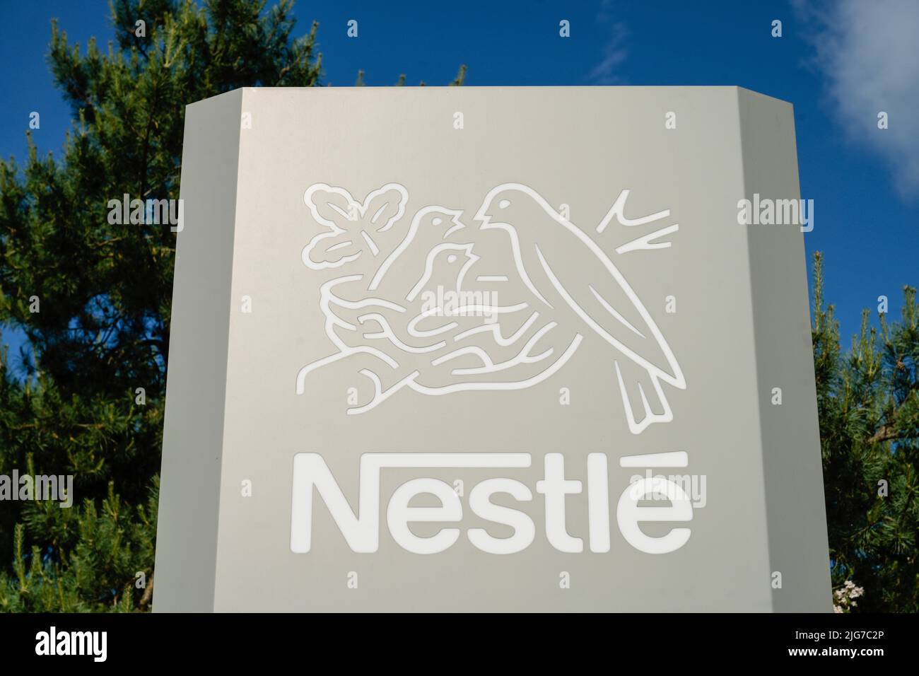Nestle Germany, Lyoner Strasse, Frankfurt am Main, Hesse, Germany Stock ...
