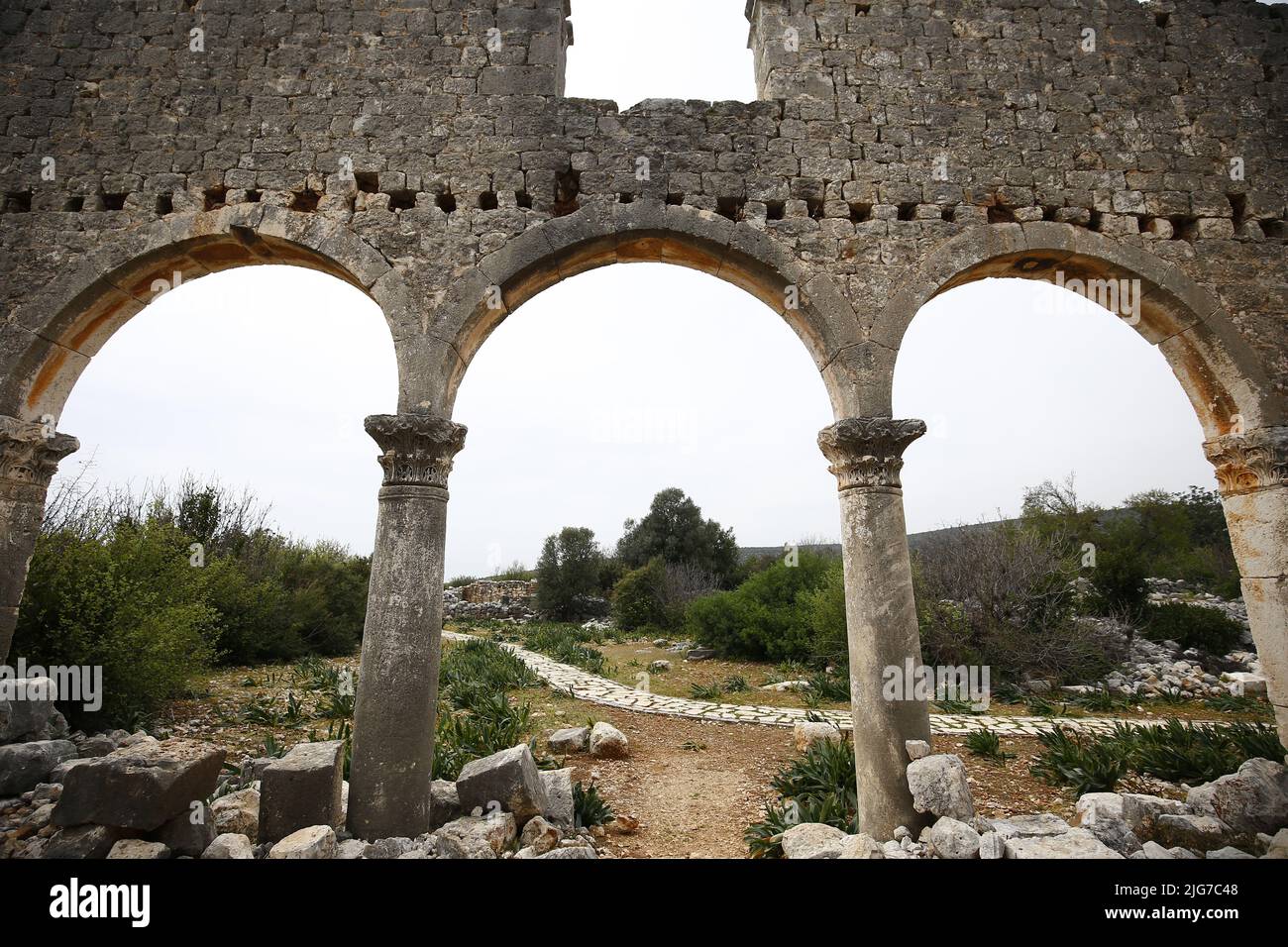 Ancient Roman Empire Structures Stock Photo - Alamy
