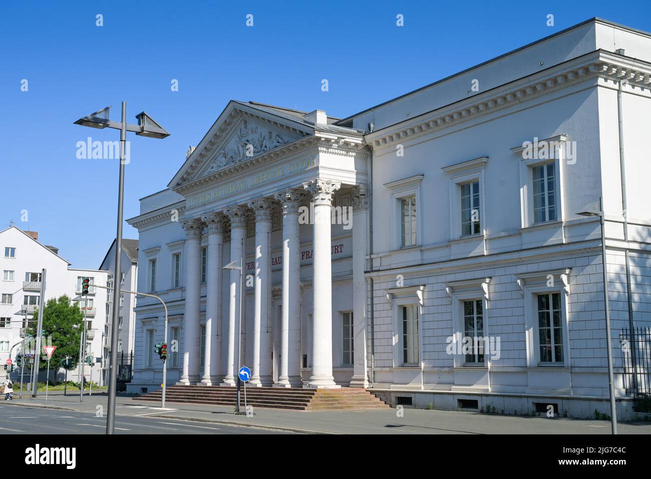 Literaturhaus Frankfurt, Alte public library building, Schoene Aussicht ...