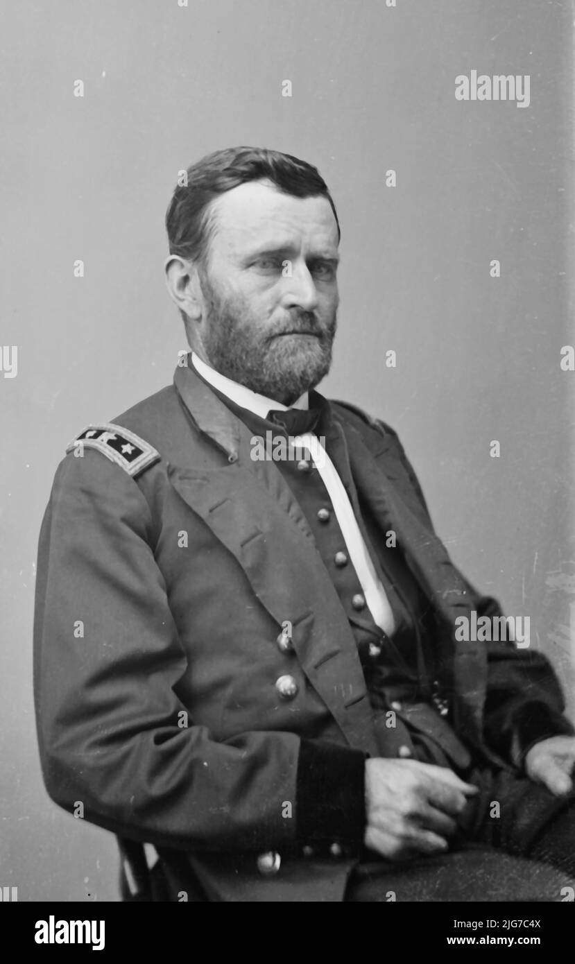 President ulysses grant brady hi-res stock photography and images - Alamy