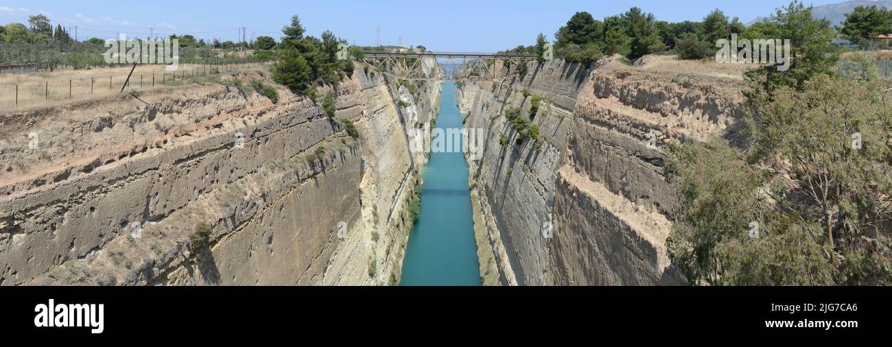 Corinth canal historical hi-res stock photography and images - Alamy