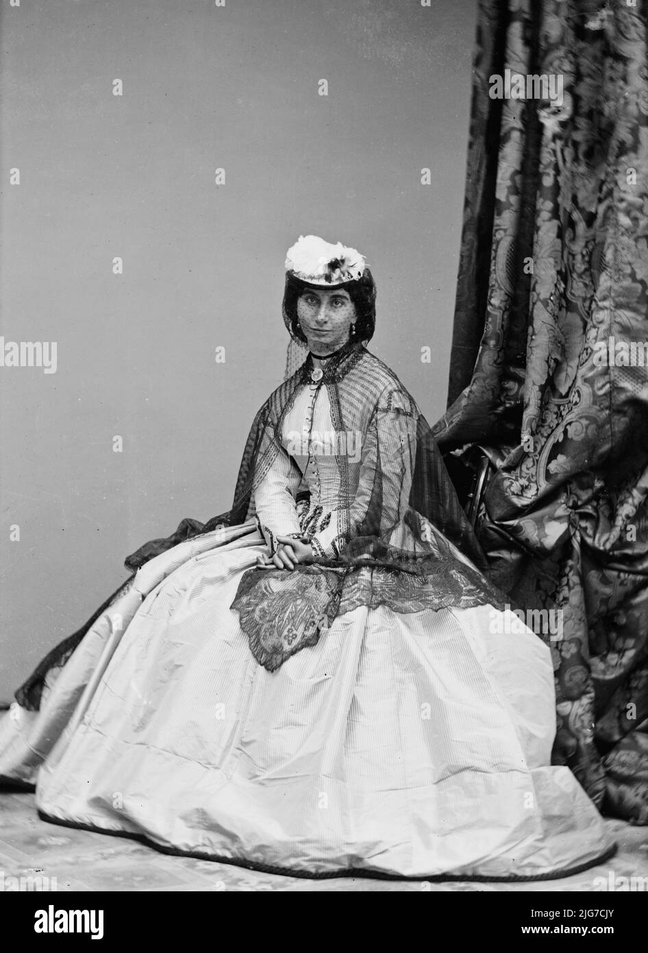 Miss Chapman, between 1855 and 1865 Stock Photo - Alamy