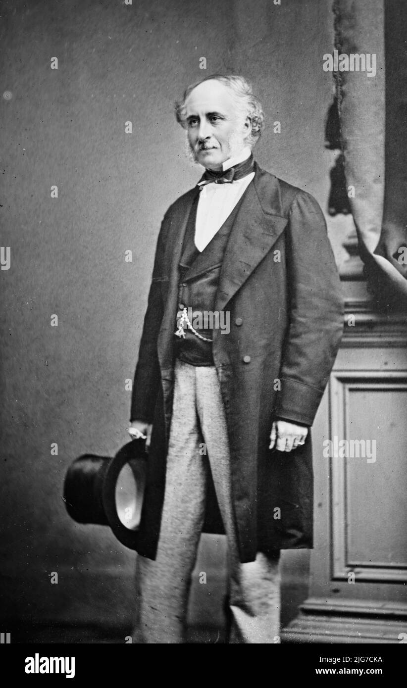 Sir Frederick Bruce, between 1855 and 1865. [Possibly a portrait of British diplomat Sir ...