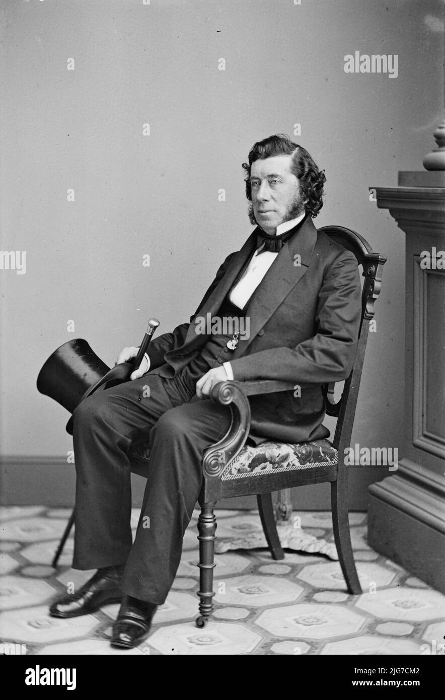 Hon. Hamilton Fish, between 1855 and 1865. [Politician: Governor of New ...