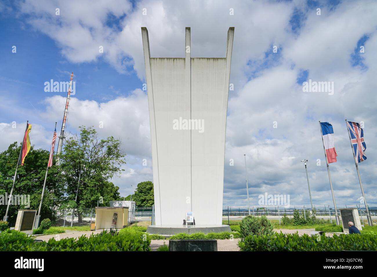 Airlift Monument, Airport, Frankfurt am Main, Hesse, Germany Stock ...