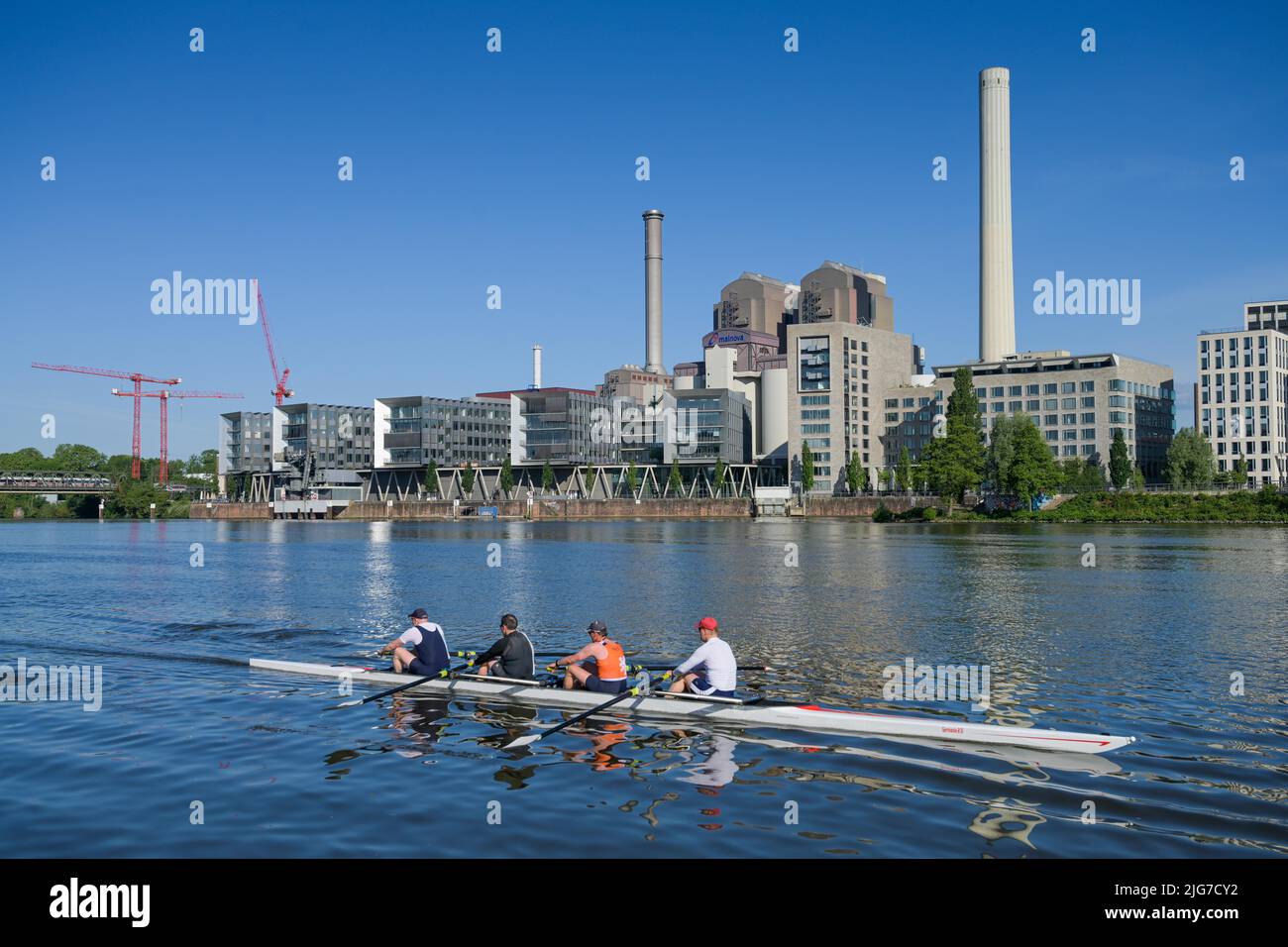 MAINOVA combined heat and power plant West, Main, Frankfurt am Main ...