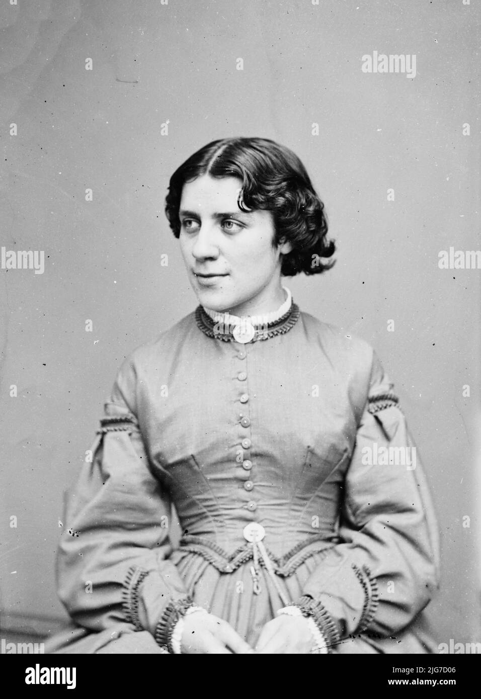 Anna E. Dickinson, between 1855 and 1865. [Anna Elizabeth Dickinson ...