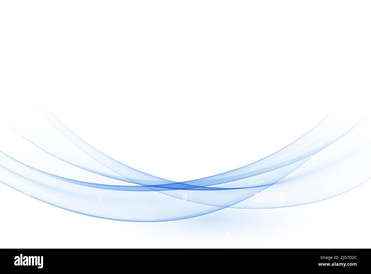 Modern abstract blue flow of wavy lines, wave design template Stock ...