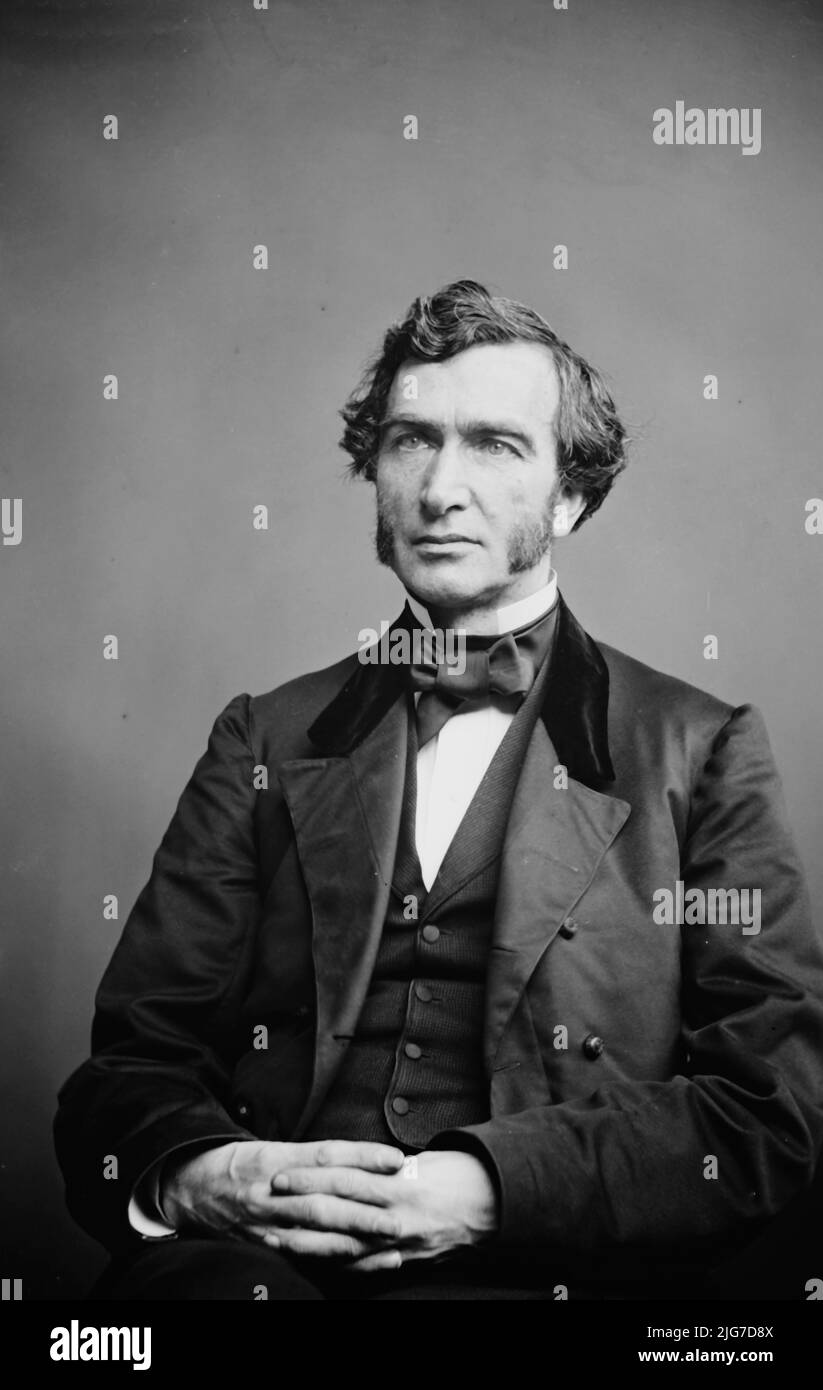 Hon. J.S. Morrill, between 1855 and 1865. [Politician and businessman ...