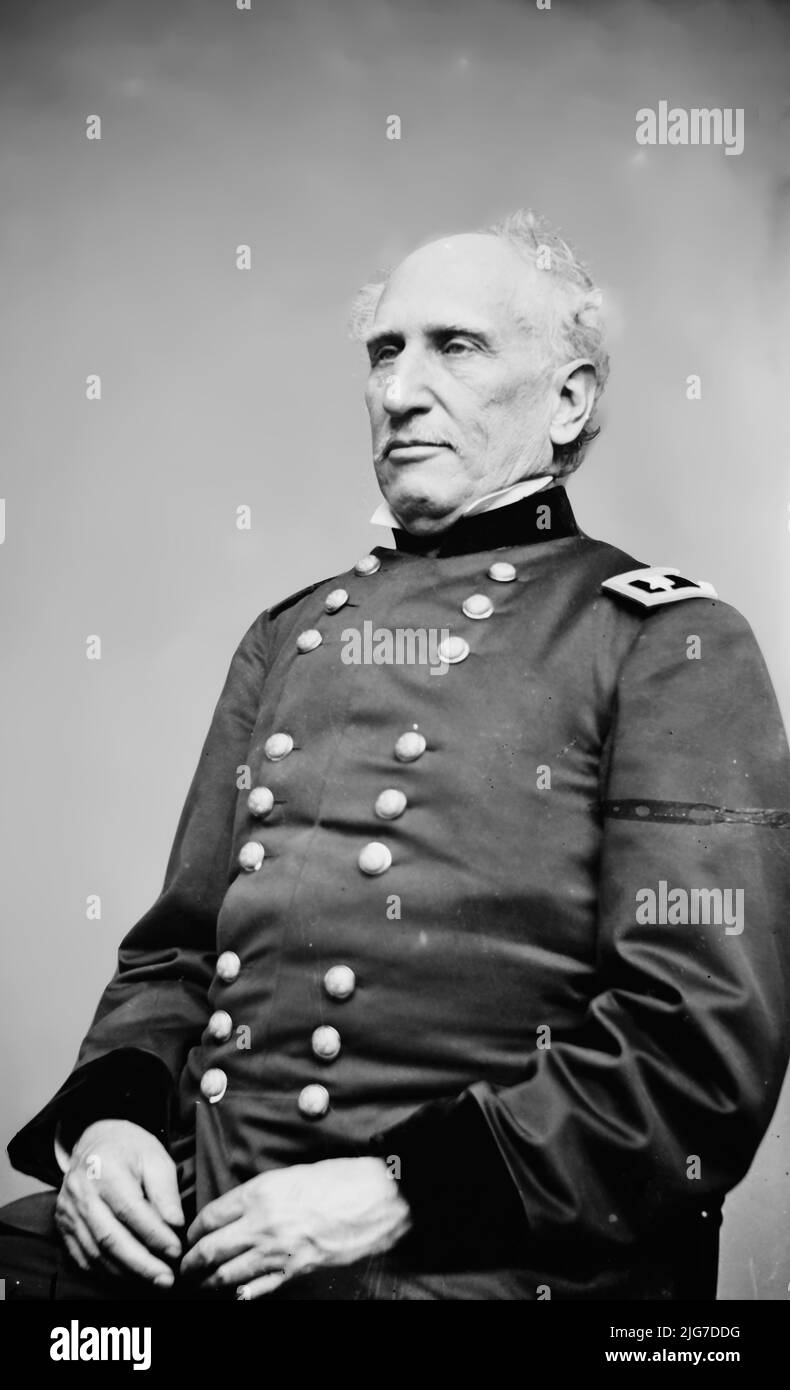 Gen. Silas Casey, between 1855 and 1865. [Union Army officer during the ...