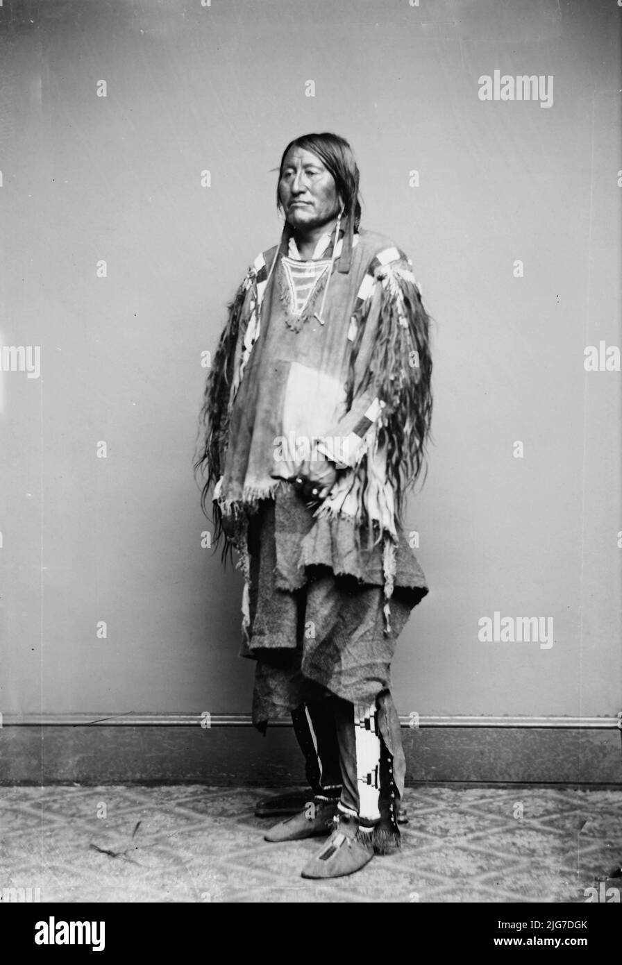 Crow Indian Chief, between 1855 and 1865 Stock Photo - Alamy