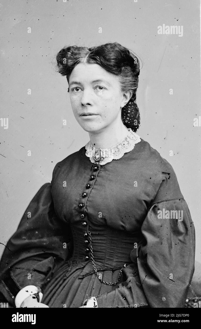 Miss Mary Booth, between 1855 and 1865. [American editor, translator ...