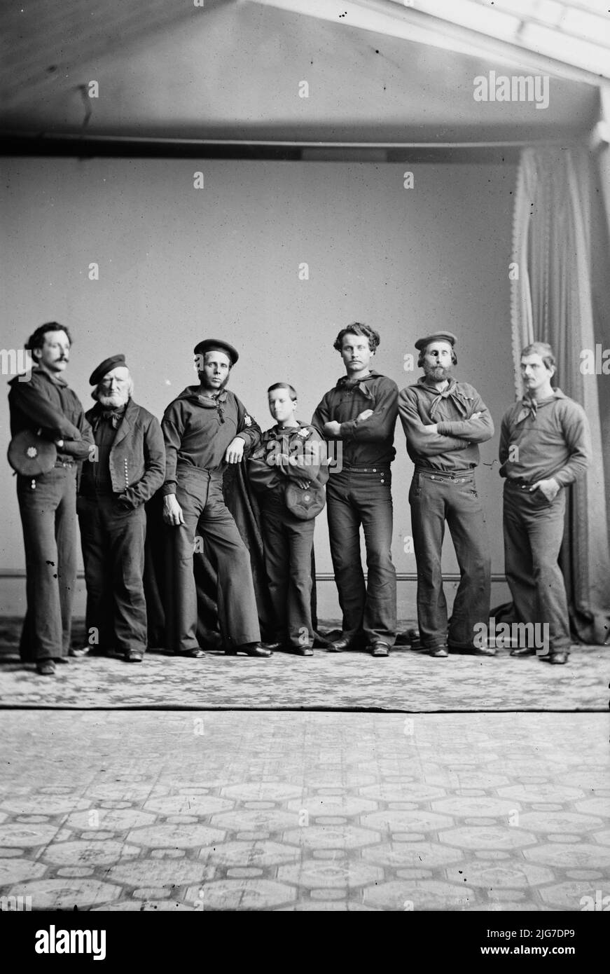 Russian Sailors ?, between 1855 and 1865 Stock Photo - Alamy