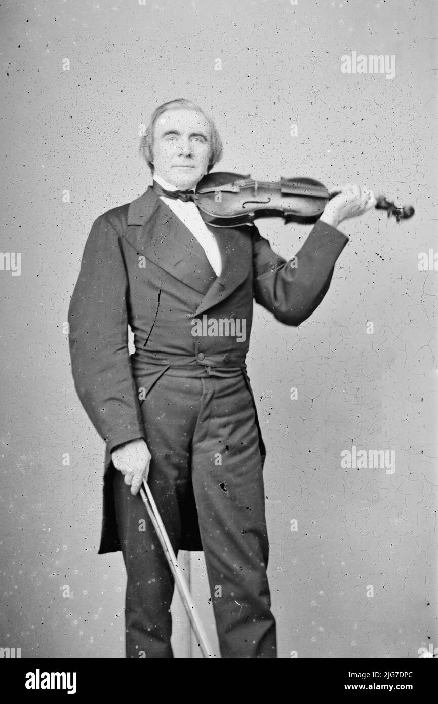Ole Bull, between 1855 and 1865. [Norwegian violinist and composer ...