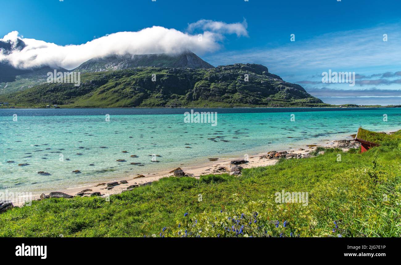 Dramatic Scenery of Lofoten Archipelago in Nordland County Norway ...