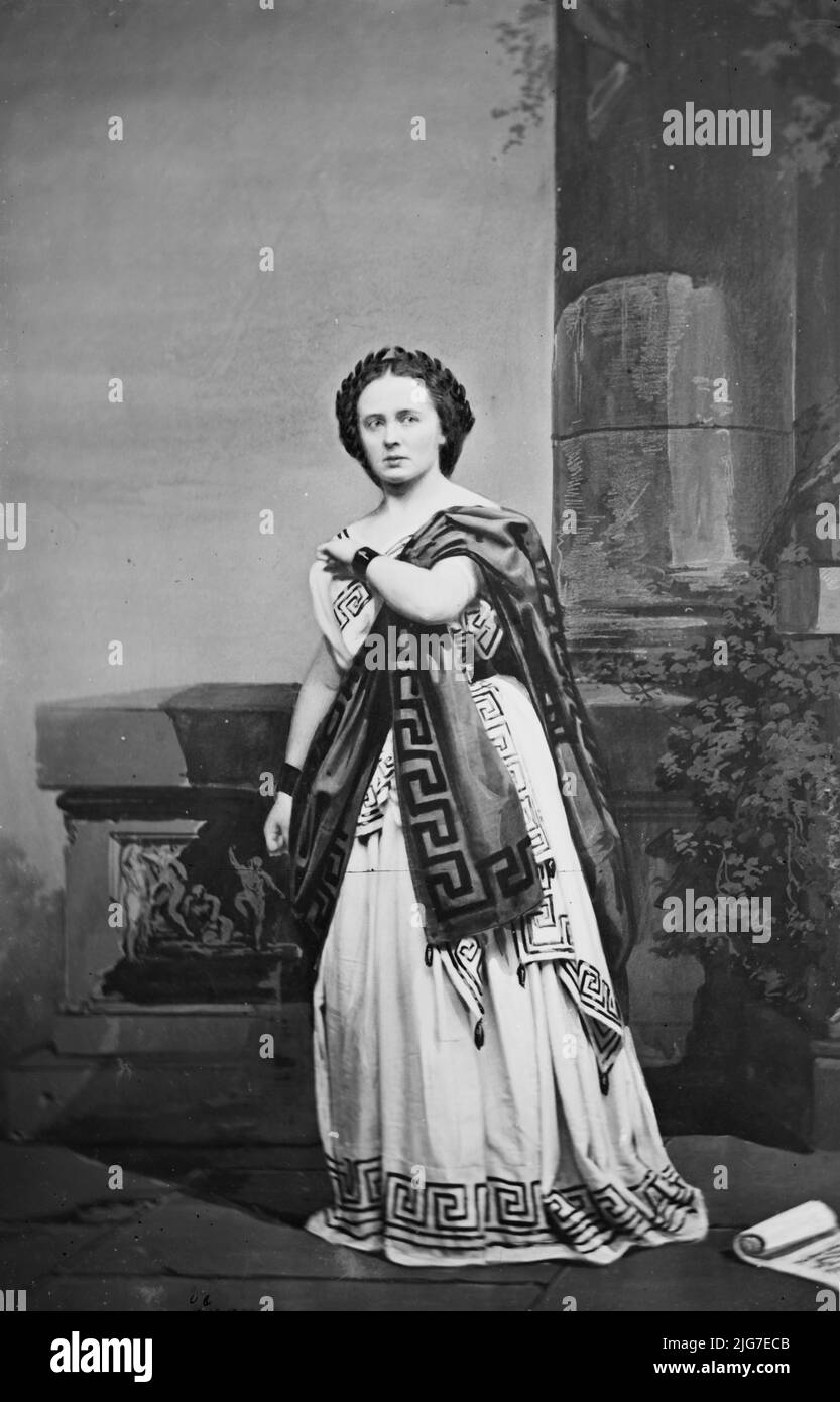 Gazzangia [sic], between 1855 and 1865. [Italian opera singer Marietta ...