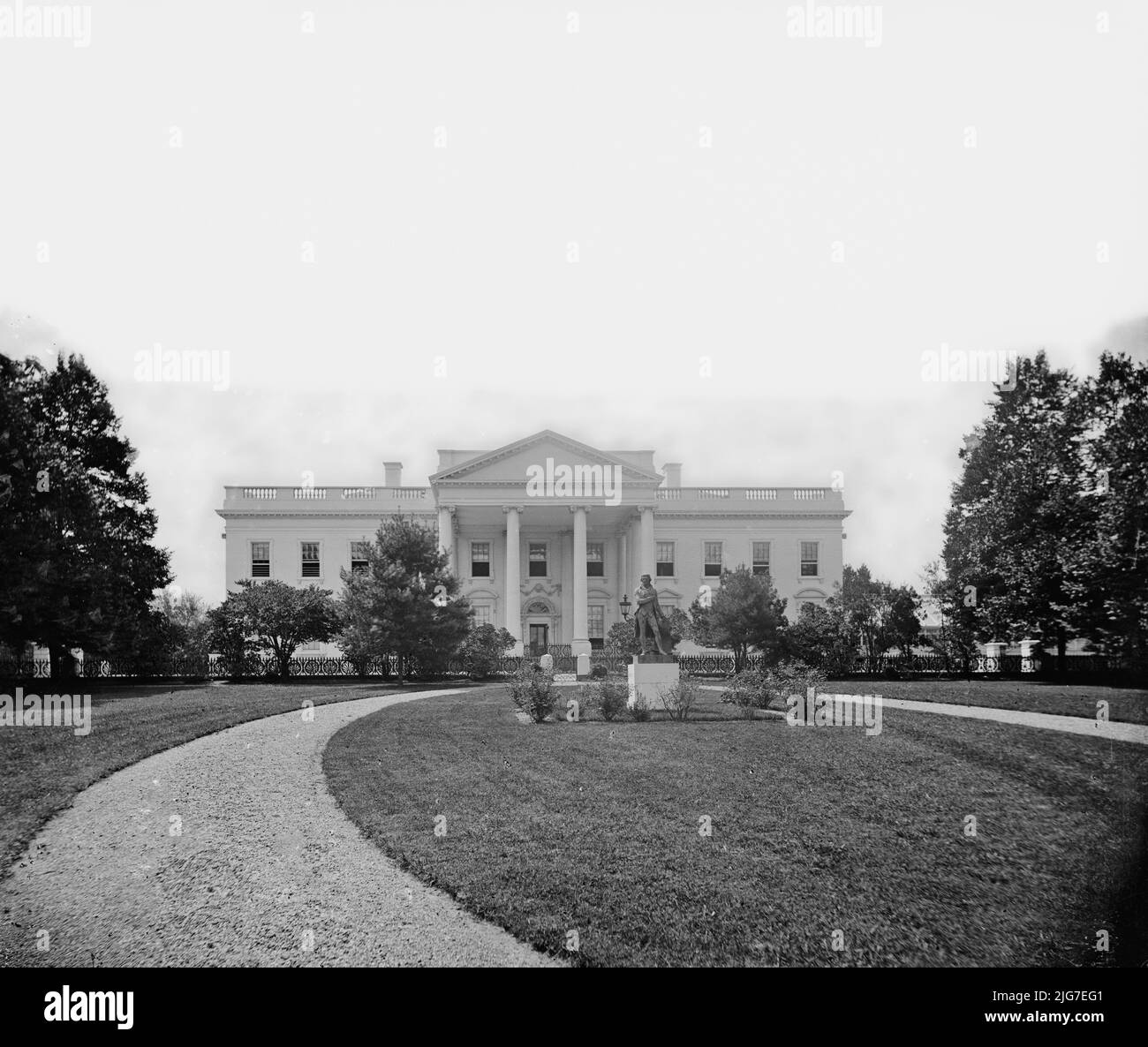 White House, earliest known view (made in 1860's), March 1861. [View ...