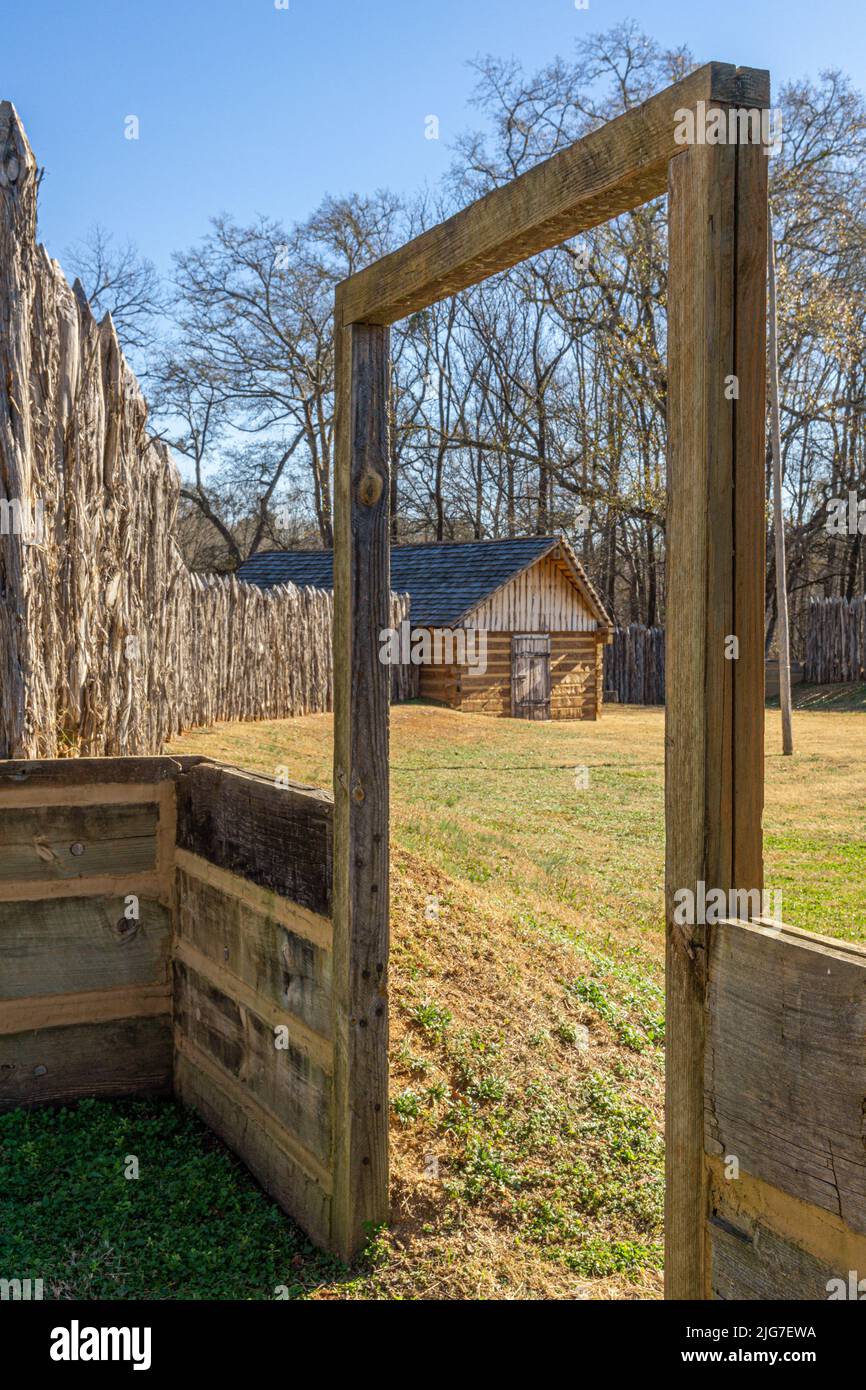 Log stockade hi-res stock photography and images - Alamy