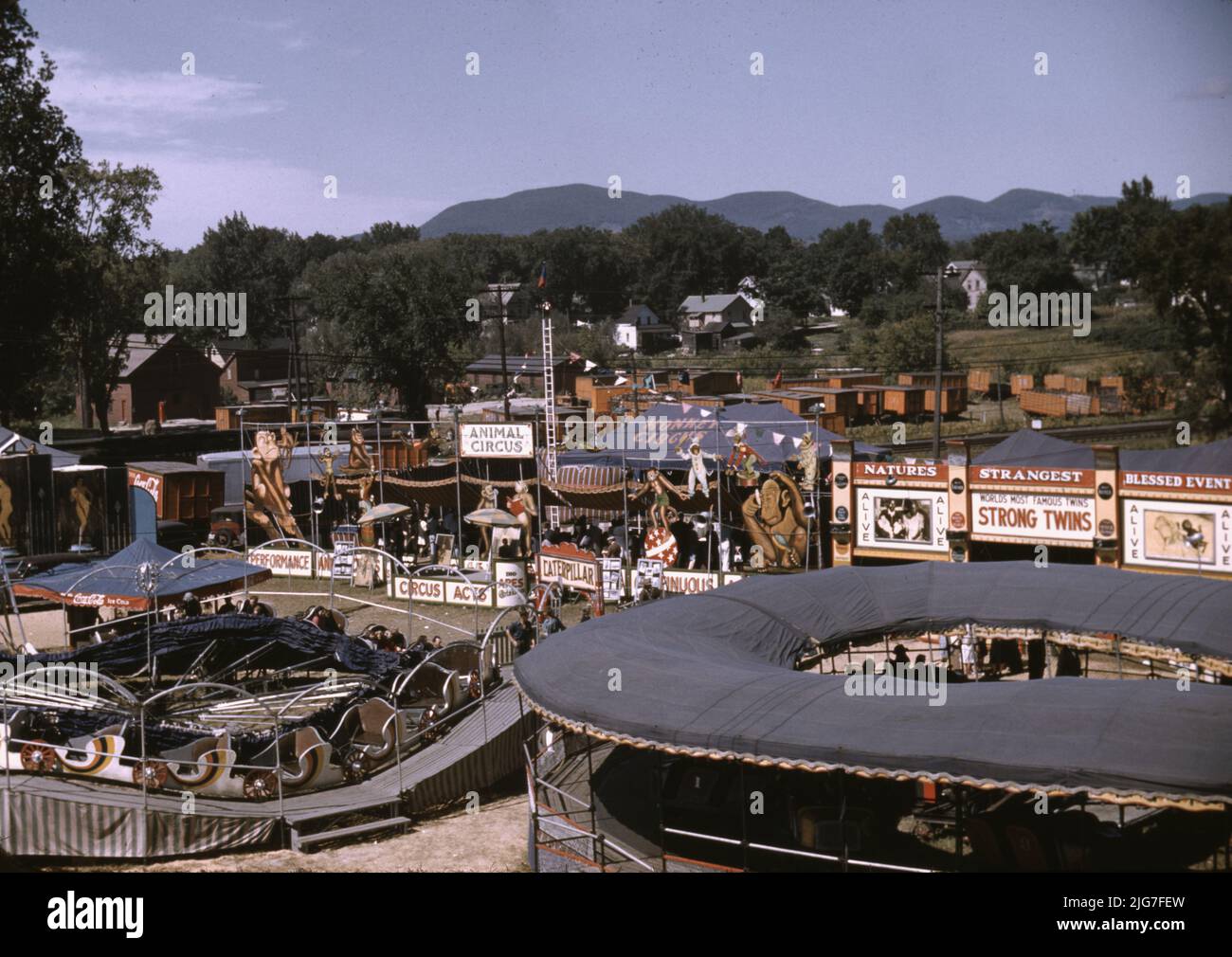 View of the grounds at the Vermont state fair, Rutland Stock Photo - Alamy