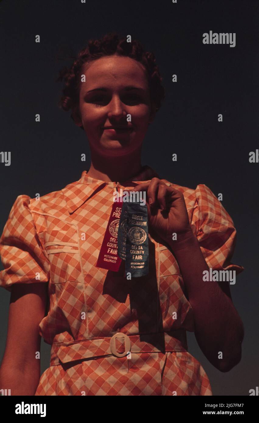 Winner at the Delta County Fair, Colorado Stock Photo - Alamy