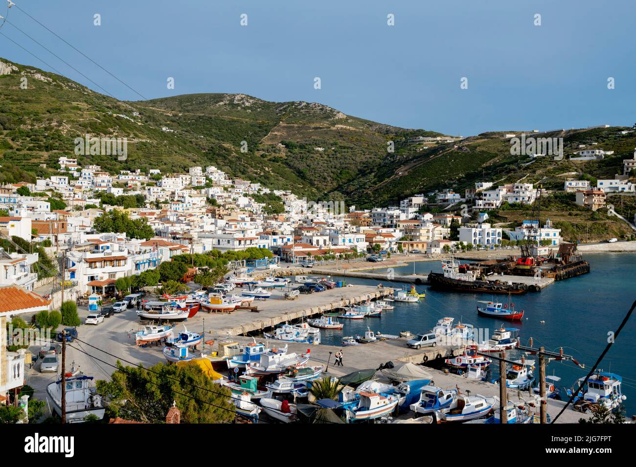 Griechenland, Insel Fourni mit Inselhauptort Fourni Stock Photo - Alamy