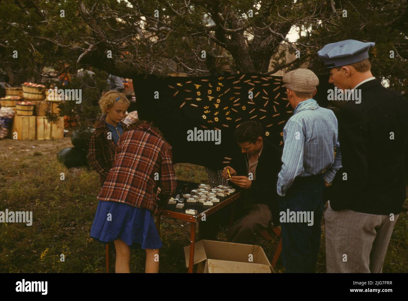 Initial pin souvenirs at the pie town hi-res stock photography and ...