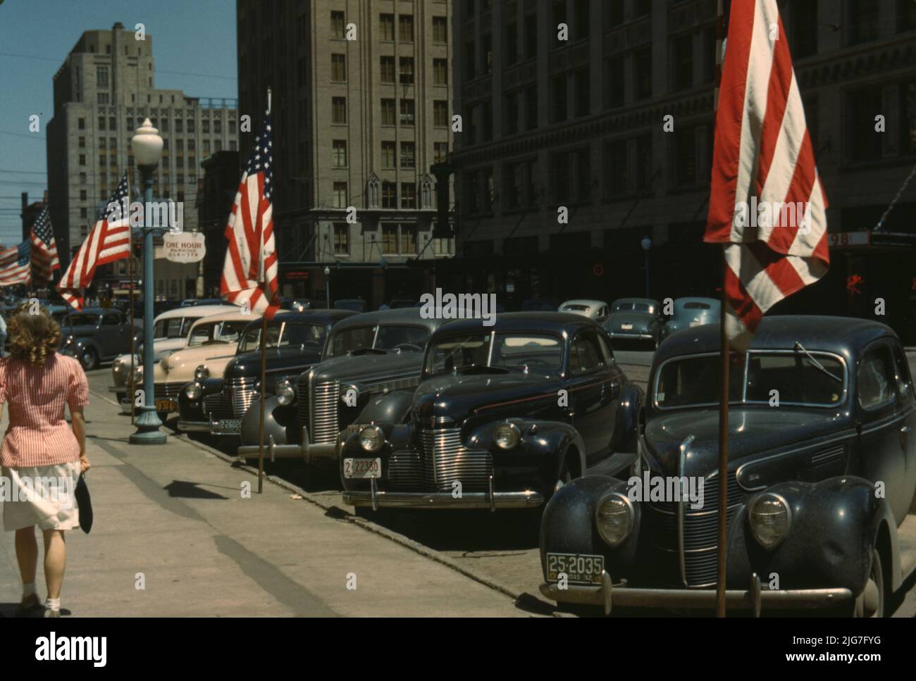 Lincoln, Nebraska. [Parked cars] Stock Photo - Alamy